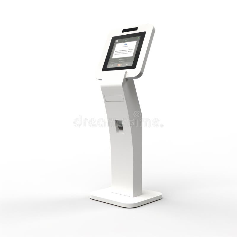 Automatic Check-in Machine in Airport, Boarding Pass Printer. Self ...