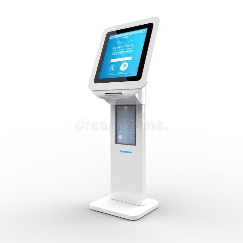 Automatic Check-in Machine in Airport, Boarding Pass Printer. Self ...