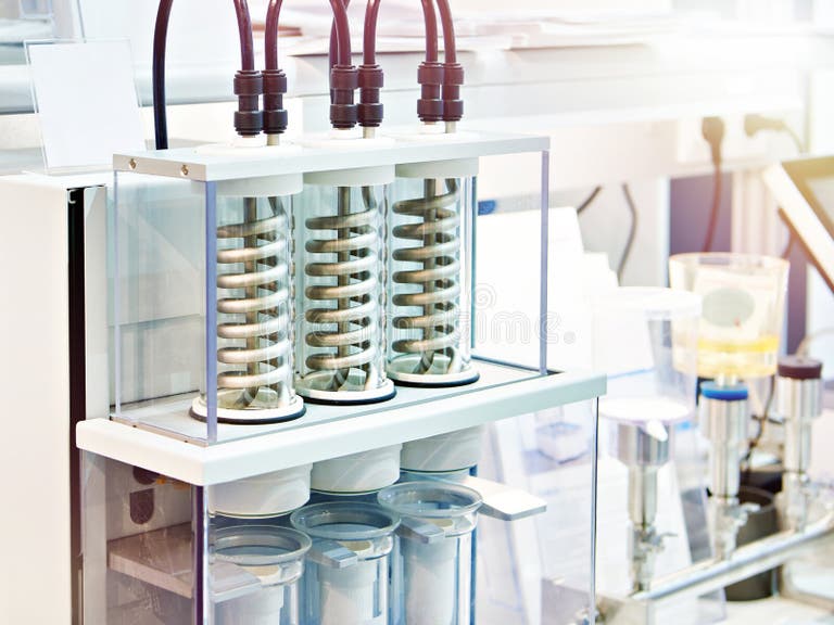 Automatic Chemical Fat Analyzer Stock Image - Image of instrument ...