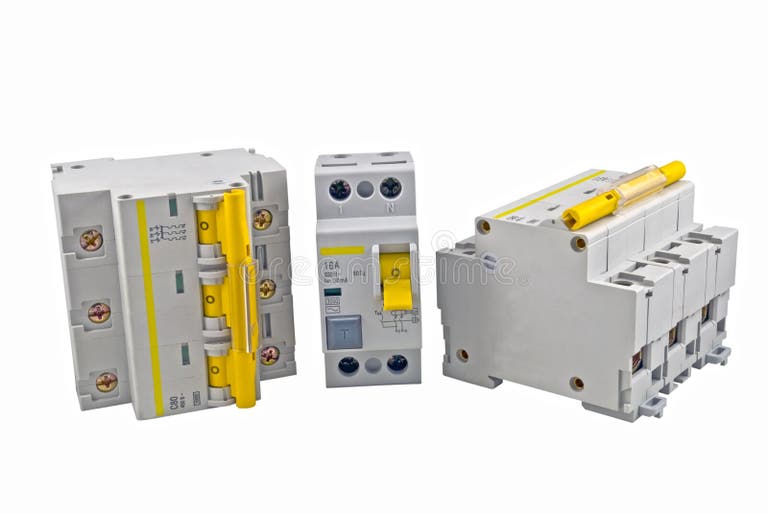 Automatic circuit breaker stock photo. Image of switch - 18316278
