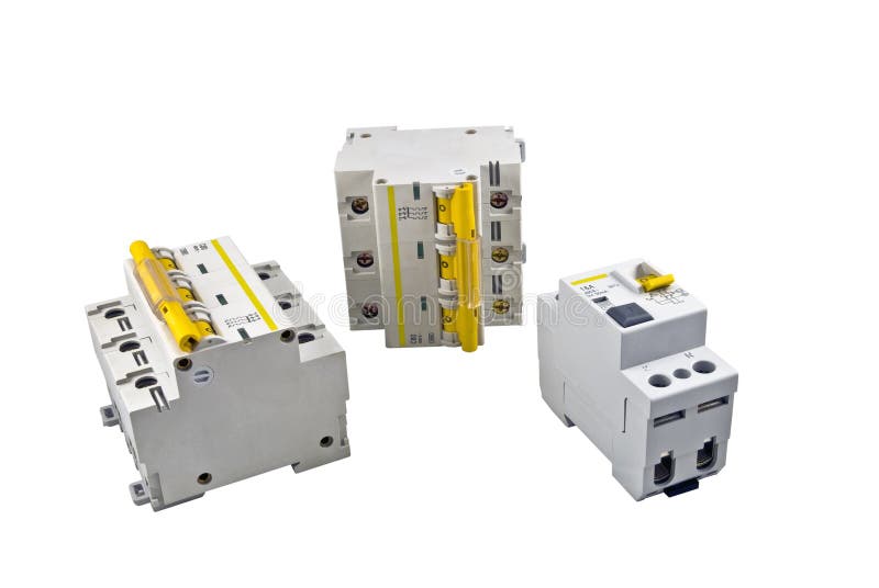 Automatic circuit breaker stock photo. Image of ampere - 18424178