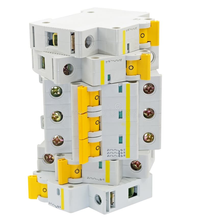 Automatic circuit breaker stock photo. Image of circuit - 150532402