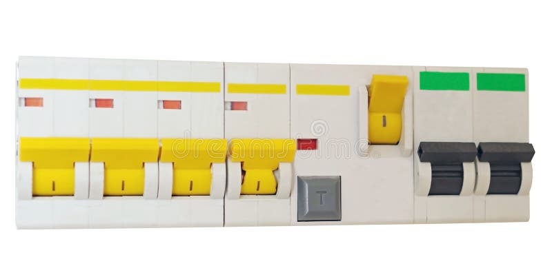 Automatic circuit breaker stock photo. Image of circuit - 150532402