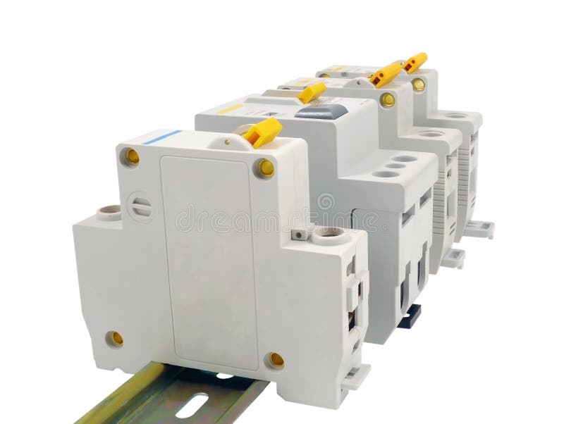 Automatic circuit breaker stock photo. Image of electric - 35926654