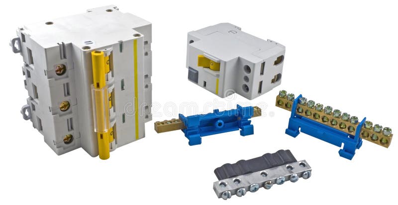 Automatic circuit breaker stock photo. Image of electrical - 92820176