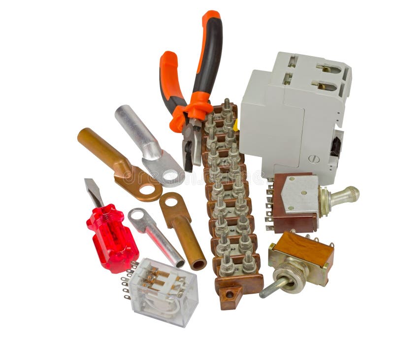 The Electric Automatic Fuse Stock Image - Image of network, scheme ...