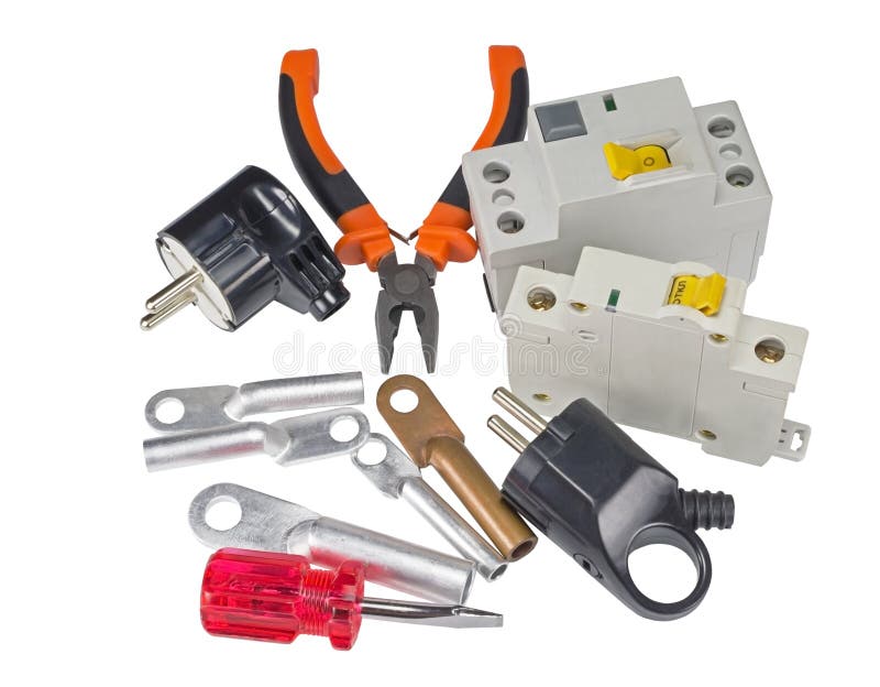 Automatic Circuit Breaker and Tools Stock Photo - Image of automatic ...