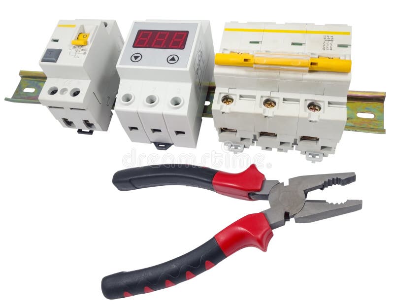 Automatic circuit breaker stock image. Image of machine - 92522063