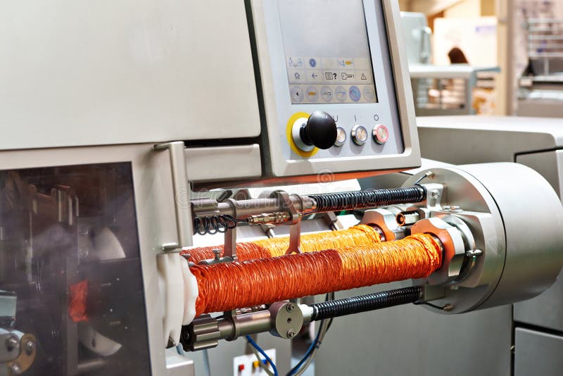 Automatic Clipping Hanging Machine Stock Photo - Image of industrial ...