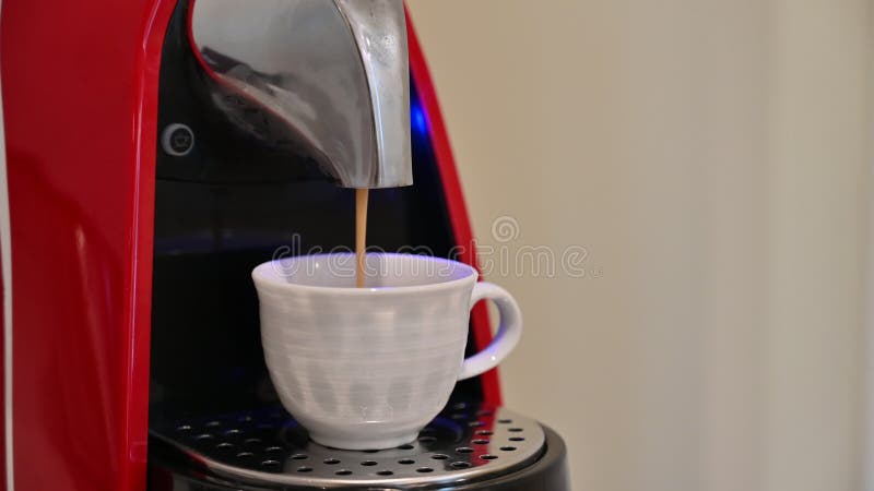 Automatic Coffee Machine with Black Coffee Capsules or Coffee Pods ...