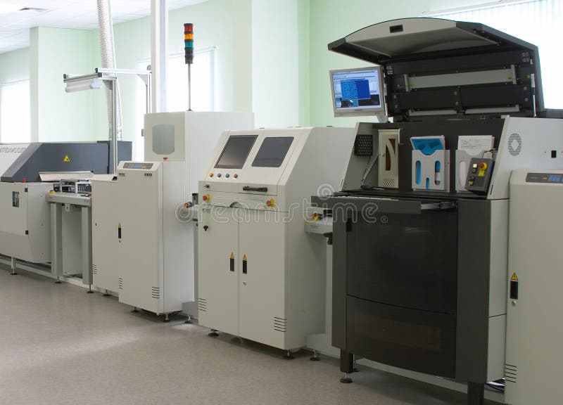 Production line stock image. Image of production, operator - 1454807