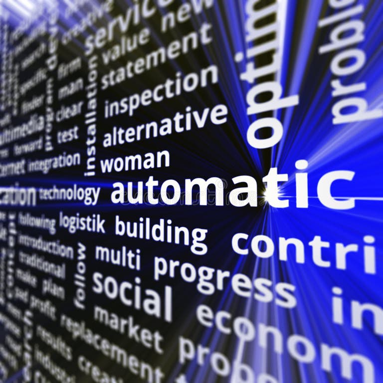 Automatic concept stock illustration. Illustration of luminosity - 51282328