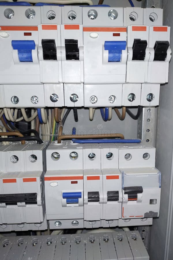 Automatic Control System, Fuses in the Electrical Panel Stock Image ...