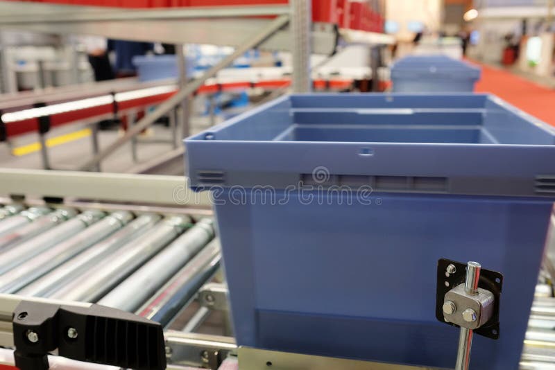 Automatic conveyor stock photo. Image of equipment, industry - 47509698