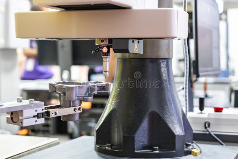 Automatic Coordinate Measurement Machine CMM during Inspection ...