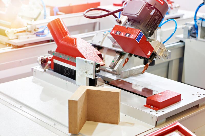 Automatic Cutting Machine Woodworking Stock Photo - Image of business ...