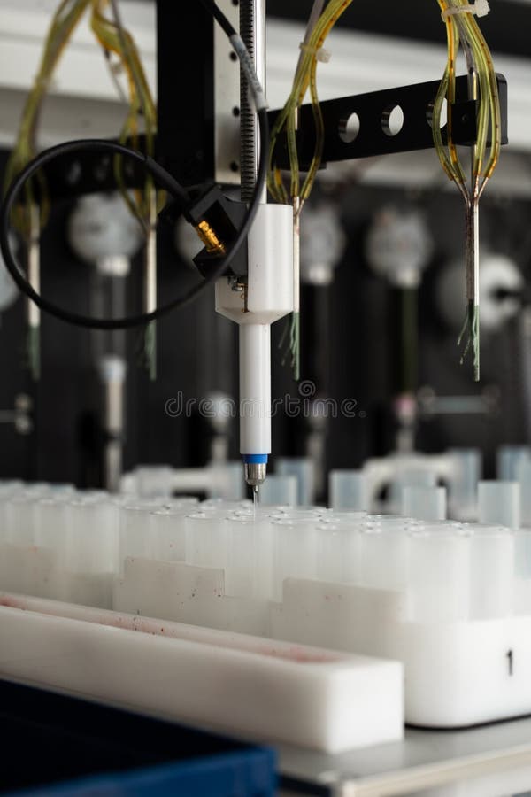 Automatic Device for Pro Provoking Tests in the Laboratory Stock Image ...