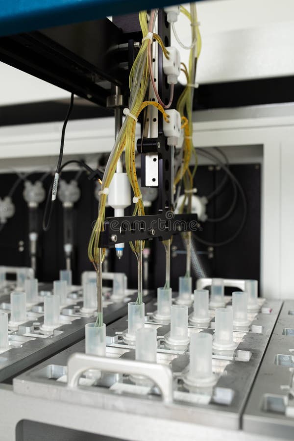 Automatic Device for Pro Provoking Tests in the Laboratory. Stock Photo ...