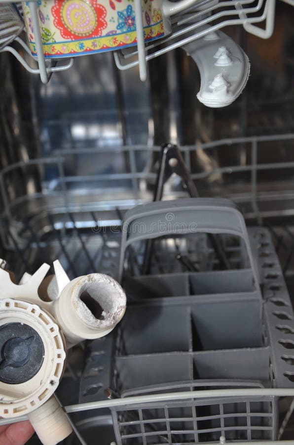 Limescale Damage To Washing Machine Stock Image - Image of flooding ...