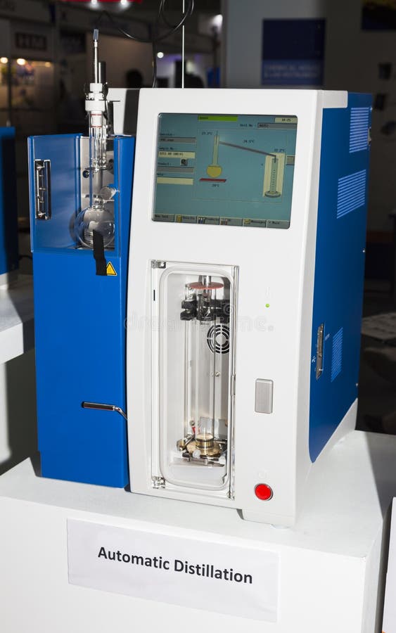 Automatic Distillation Equipment Stock Photo - Image of industrial ...
