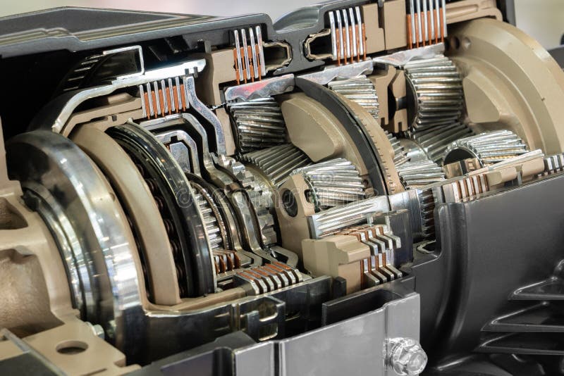 Automatic Double Clutch Transmission Stock Photo - Image of gear, clean ...
