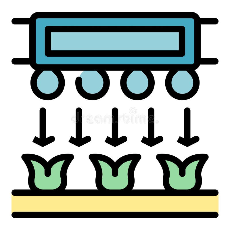 Automatic Drip System Icon Vector Flat Stock Vector - Illustration of ...