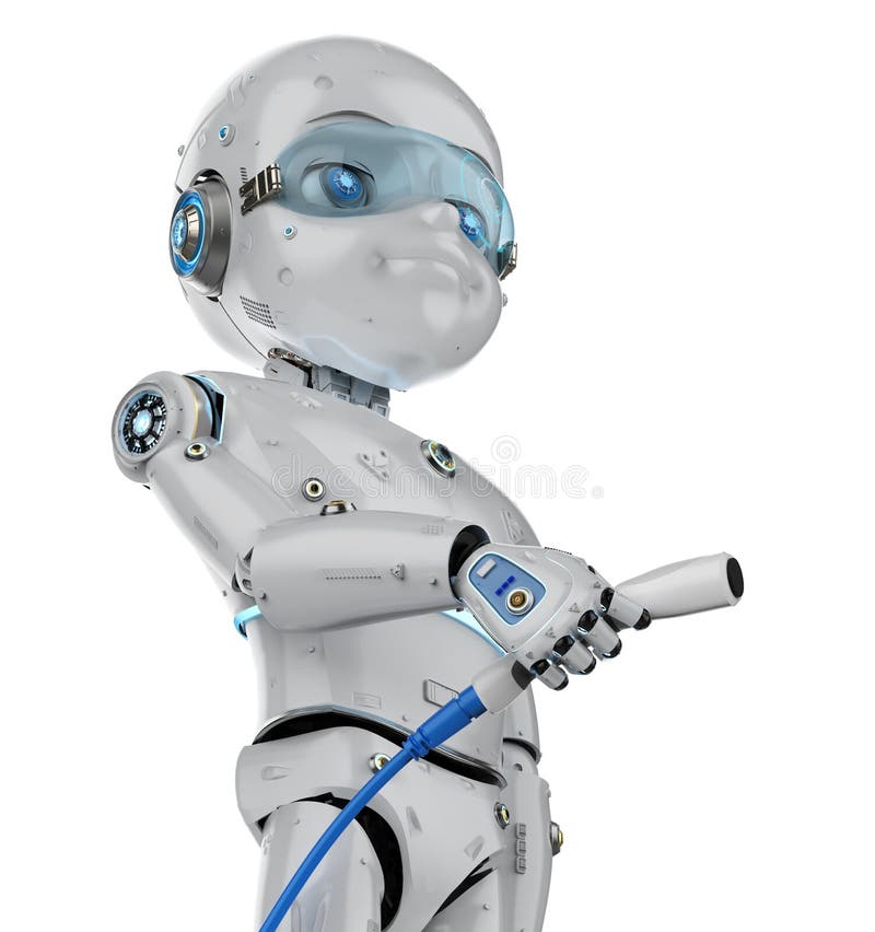 Automatic Electric Recharge Station Stock Illustration - Illustration ...