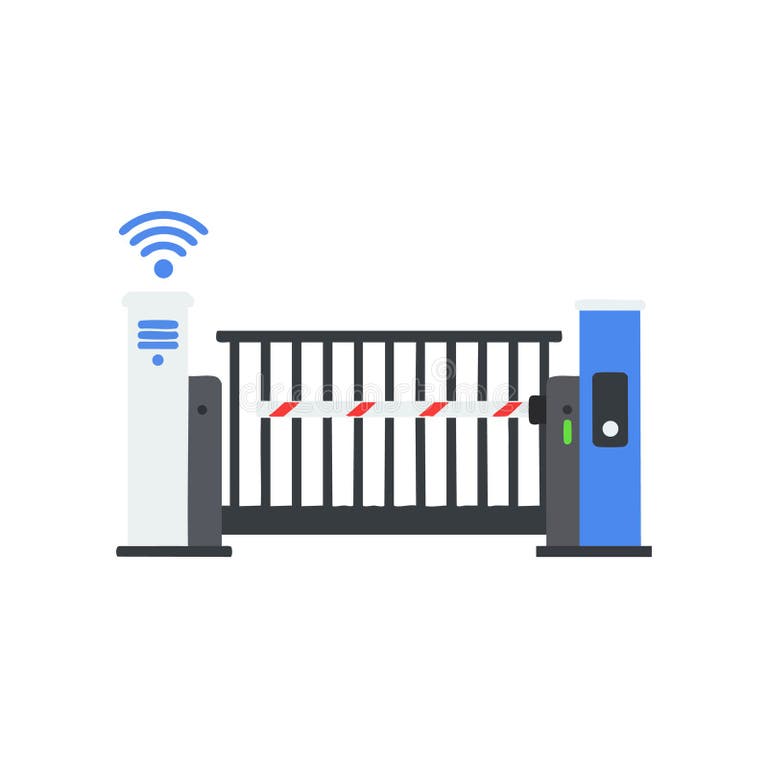 Automatic Electronic Parking Gate Barrier with Wireless Control ...