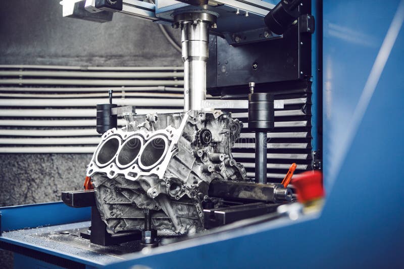 Automatic Engine Cylinder Boring on Machine with Computer Numerical ...