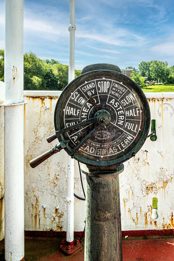 Automatic Engine Direction Telltale on the Ernest Lapointe Boat at Le ...