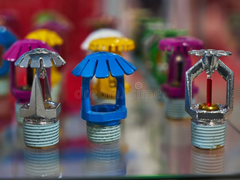 Automatic Fire Extinguishing System Stock Photo - Image of fire ...