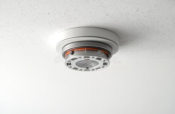 Automatic Fire Sprinkler Installed on White Ceiling. Fire Safety System ...