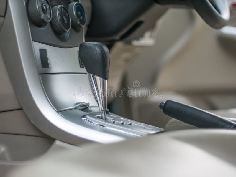 Automatic Gear Inside the Car Stock Photo - Image of auto, drive: 168553128