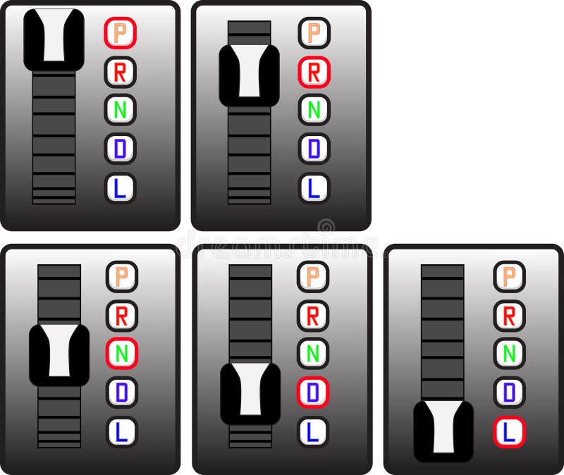 Automatic Gear Shift Stock Illustrations – 905 Automatic Gear Shift ...