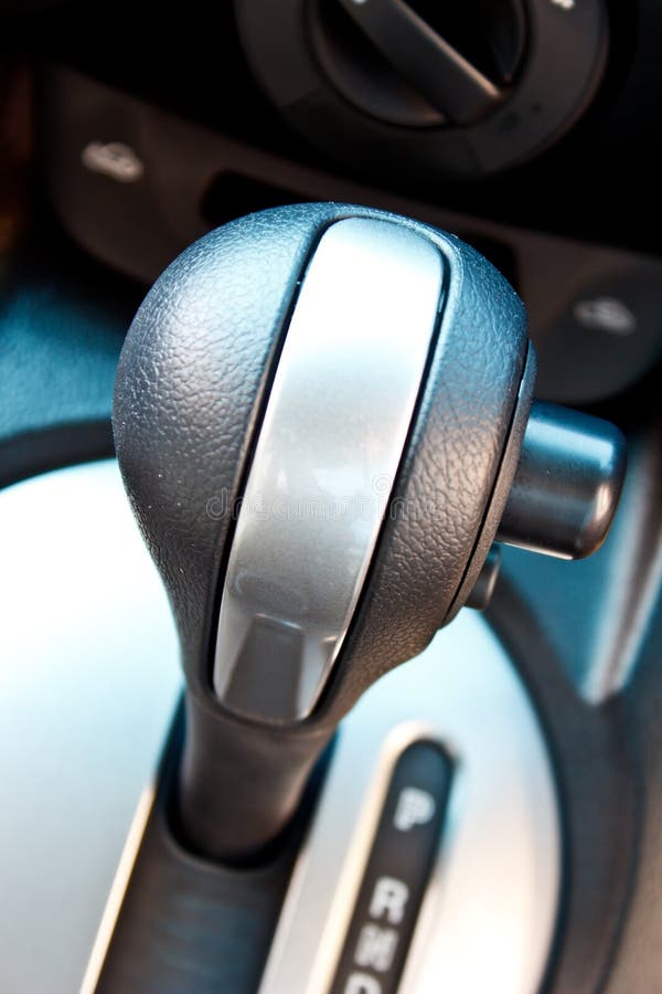 Automatic Gear Shift Handle Stock Image - Image of black, reverse: 22812847