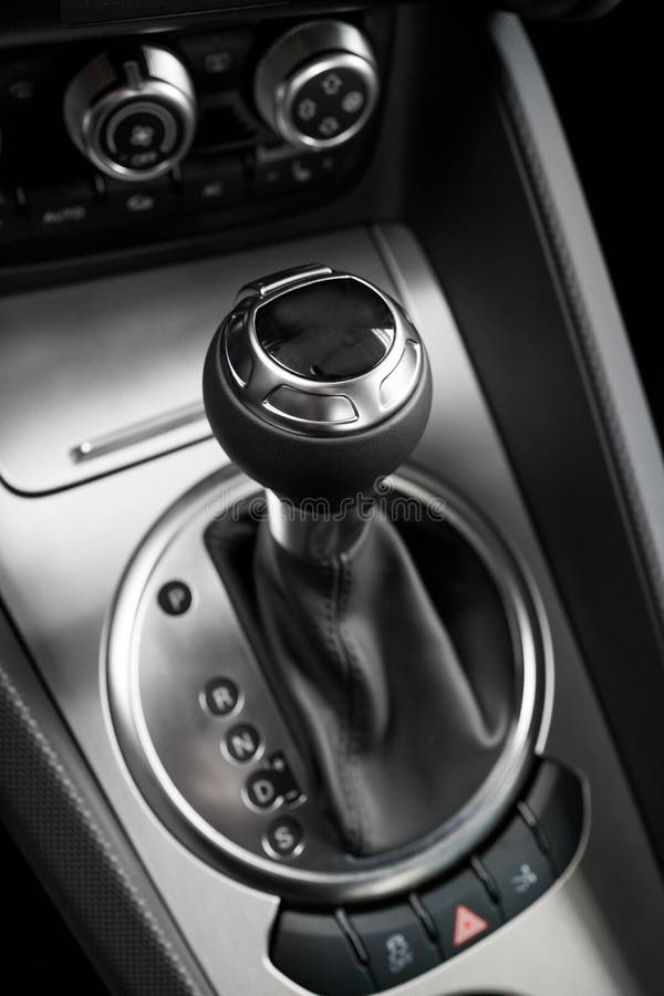 Automatic Gear Shift Handle Stock Image - Image of equipment, handle ...