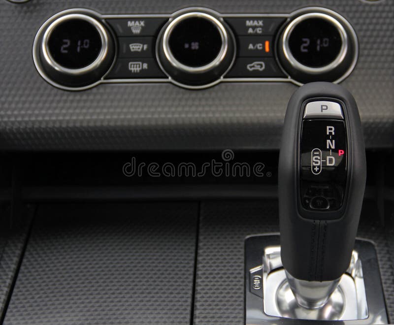 Automatic Gear Shift Handle Stock Photo - Image of drive, handle: 48407508