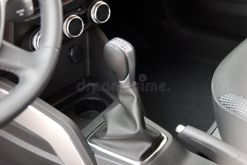 Automatic gear shift stock photo. Image of lever, modern - 121670146