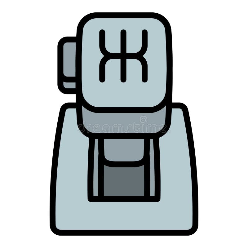 Automatic Gearbox Icon Outline Vector. Car Part Stock Vector ...
