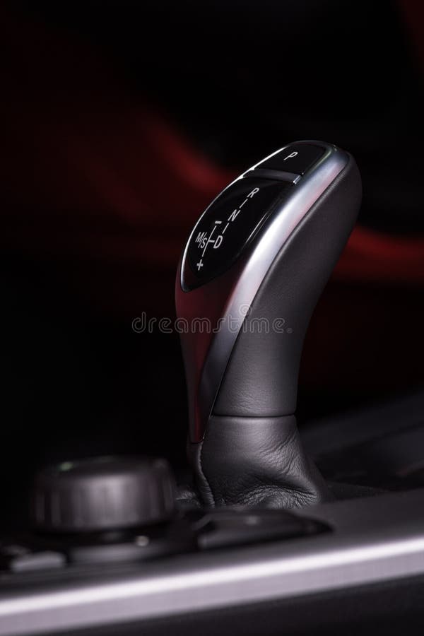 Automatic gearbox shifter stock image. Image of metal - 38577213