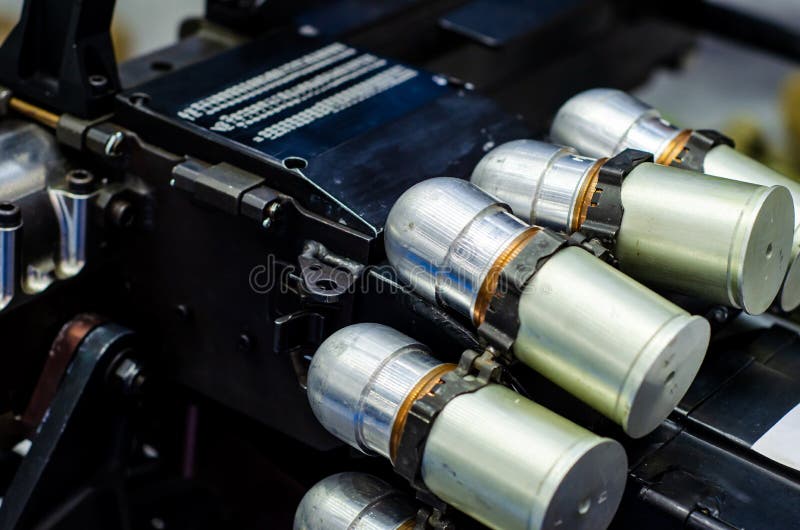 Automatic Grenade Launcher AGL or Grenade Machine Gun Stock Image ...