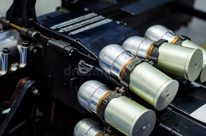 Automatic Grenade Launcher AGL or Grenade Machine Gun Stock Image ...