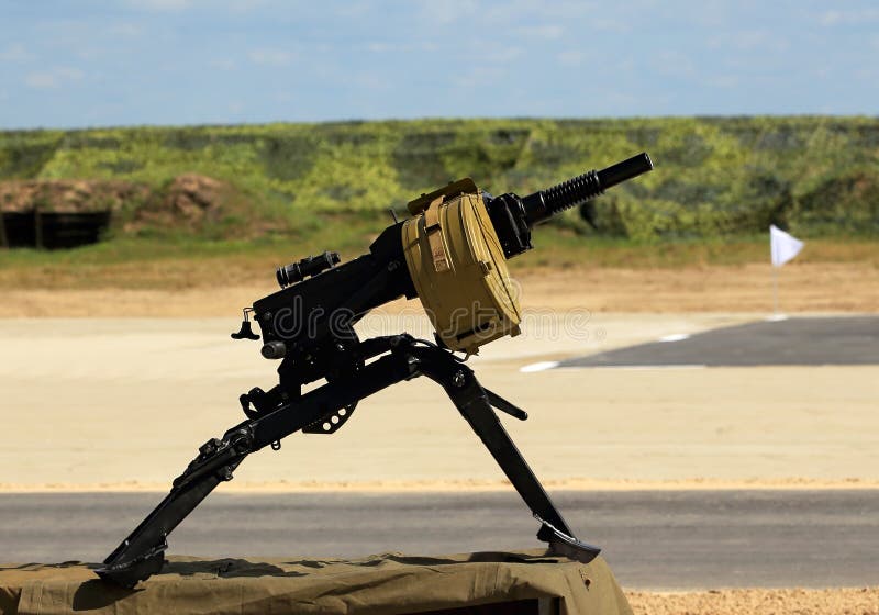 Automatic Grenade Launcher Heavy Machine Stock Image - Image of ...