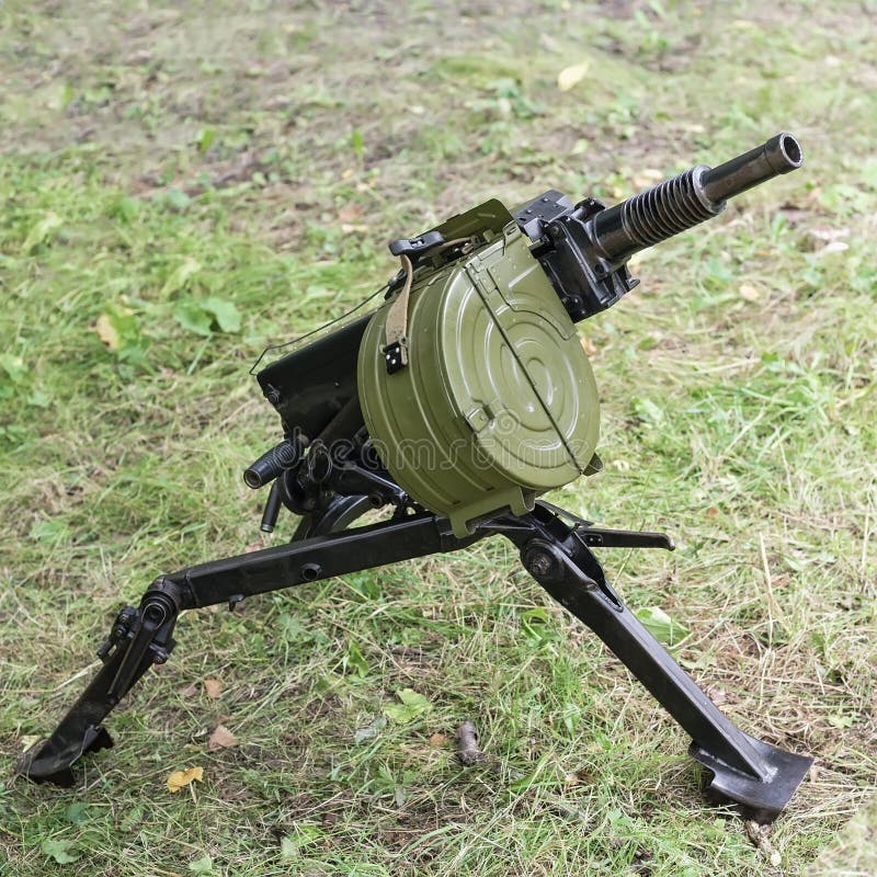 Automatic Grenade Launcher with Shallow Depth of Field Stock Image ...