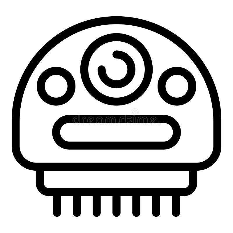 Automatic Hand Dryer Icon Outline Vector. Electric Sensor Blowing ...