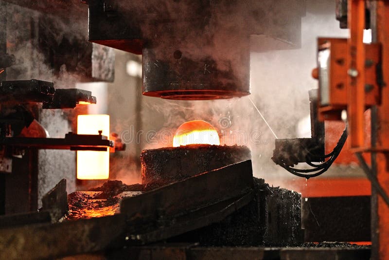 Automatic Hot Stamping Process Stock Photo - Image of ball, round: 47841196