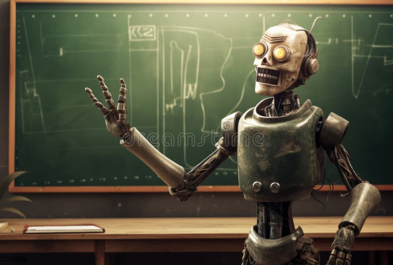 Automatic Human-like Robot Standing in Front of Class with Pupils and ...