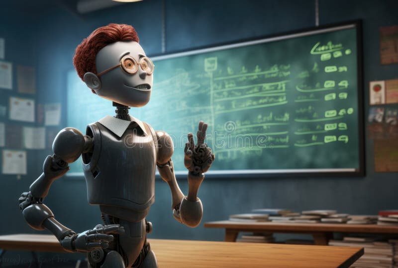 Automatic Human-like Robot Standing in Front of Class with Pupils and ...