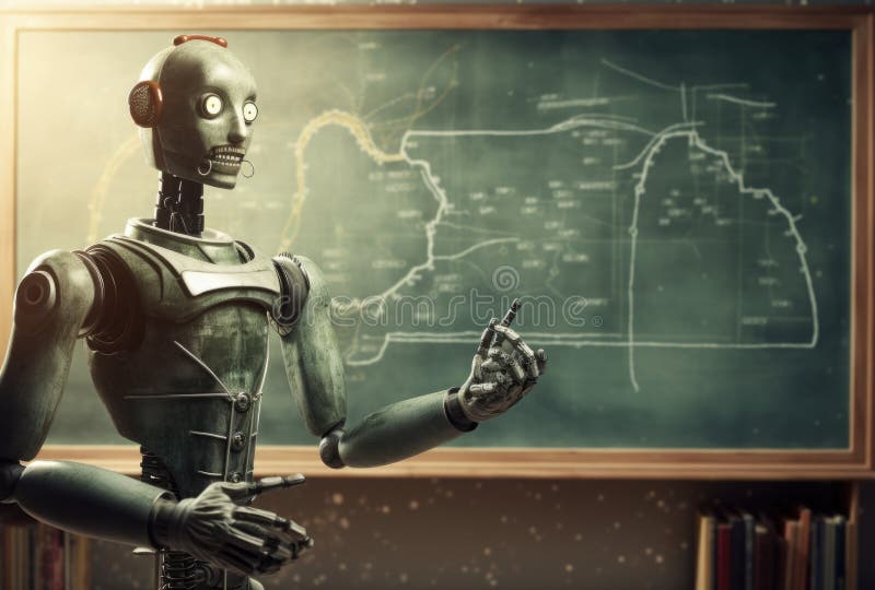 Automatic Human-like Robot Standing in Front of Class with Pupils and ...