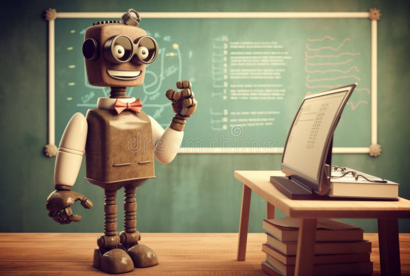 Automatic Human-like Robot Standing in Front of Class with Pupils and ...